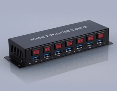 35. High Speed Wall Mount USB HUB In Desk 7-Port USB 3.0 HUB Adapter ...