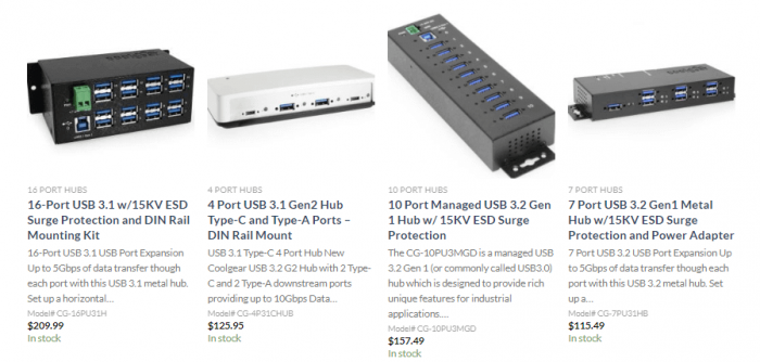 57.Usb Rack Mount USB 3.0 Hub Series- Ladagogo - Industrial USB Hubs ...