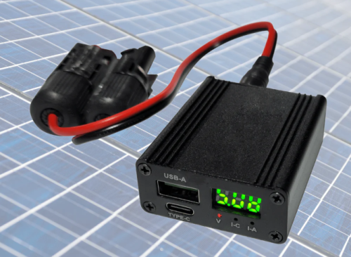 100W Solar Panel USB-C PD Adapter for Fast Power Delivery and Portable ...